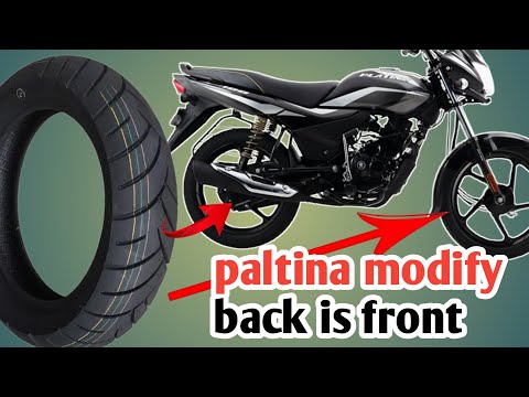 Platina modified fat tyre price 😍 || TVS big tyre in Bajaj Platina 🤩 || full details 100-90-17
