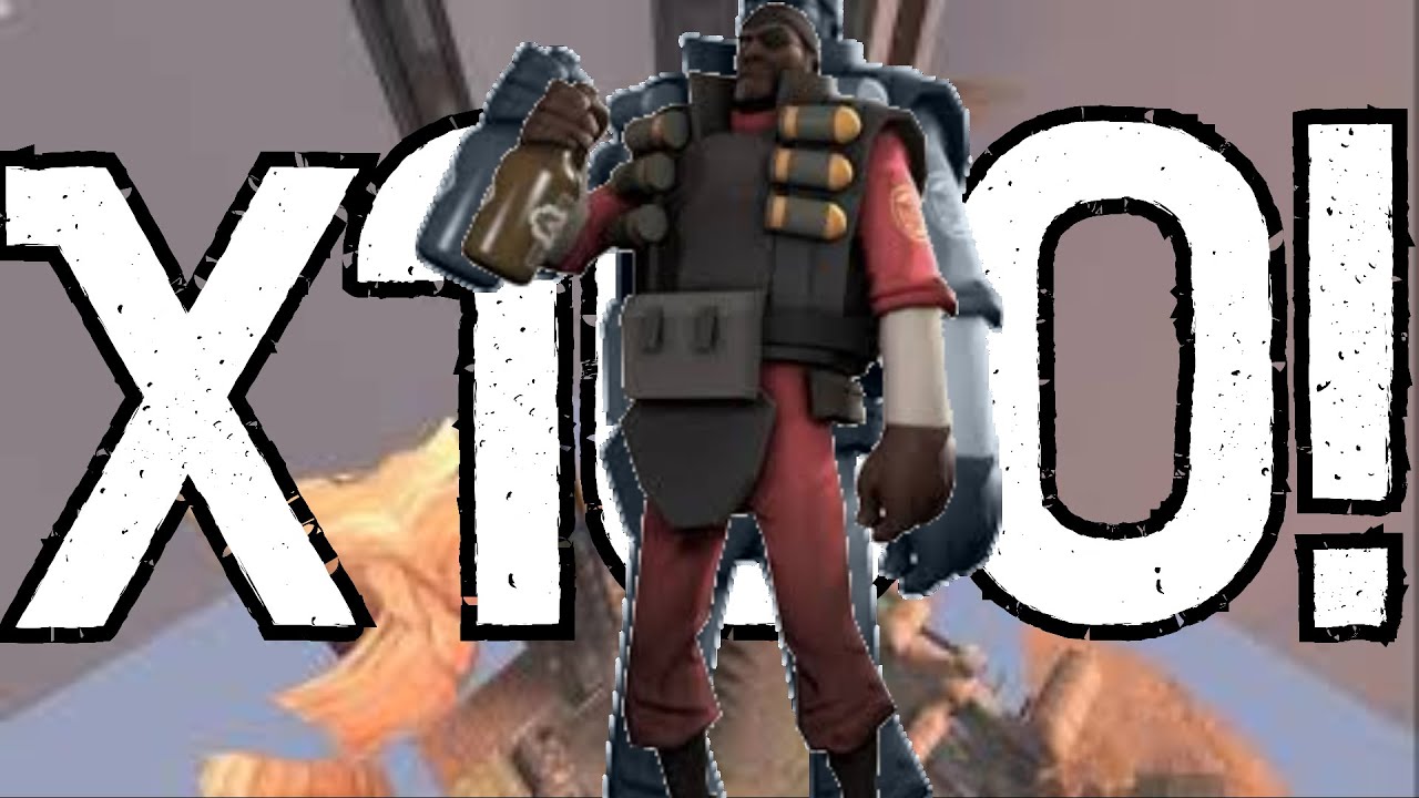 The Power Of x100 Demoman | Team Fortress 2 x100 Gamemode - YouTube