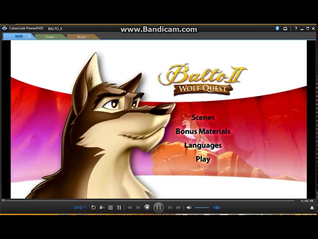 Balto 2 Wolf Quest Vhs