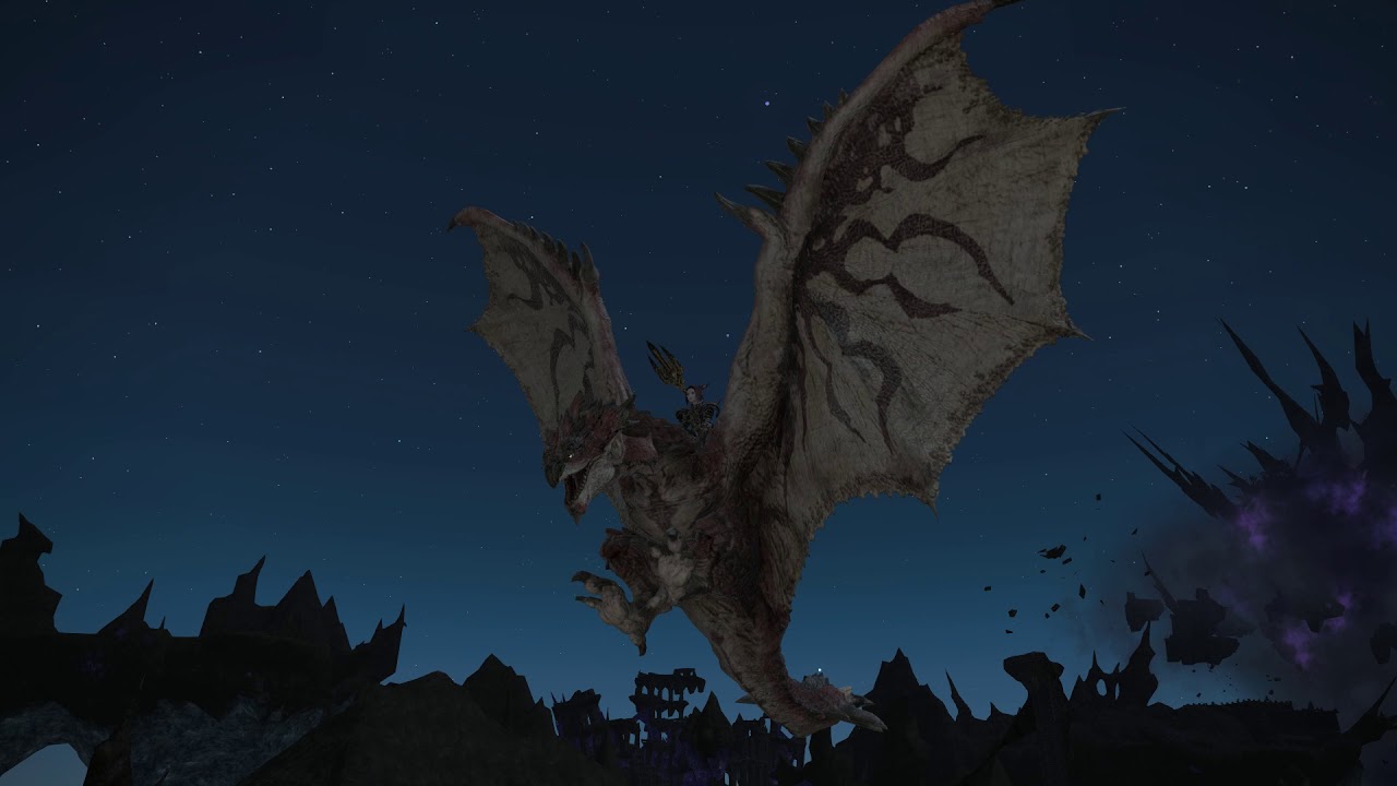 FFXIV - Rathalos Mount - YouTube