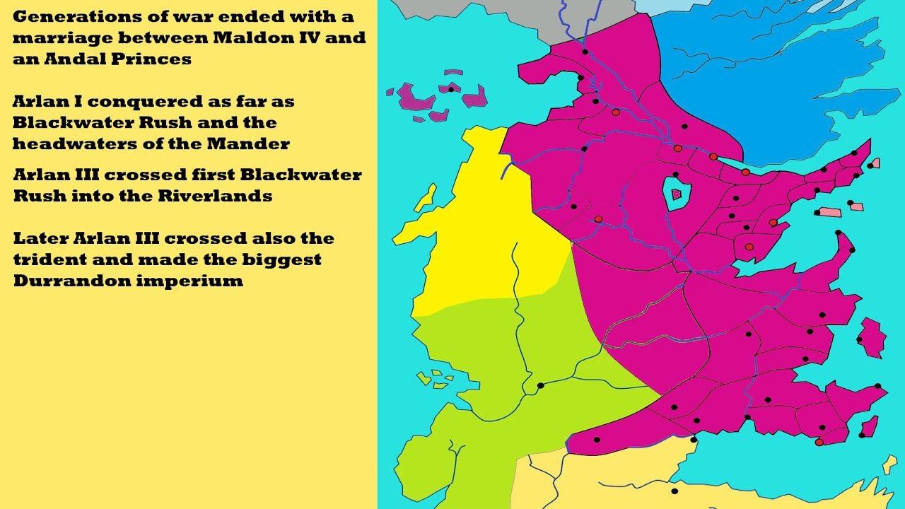 Game of Thrones The Stormlands Timeline House Durrandon Rise and Fall ...