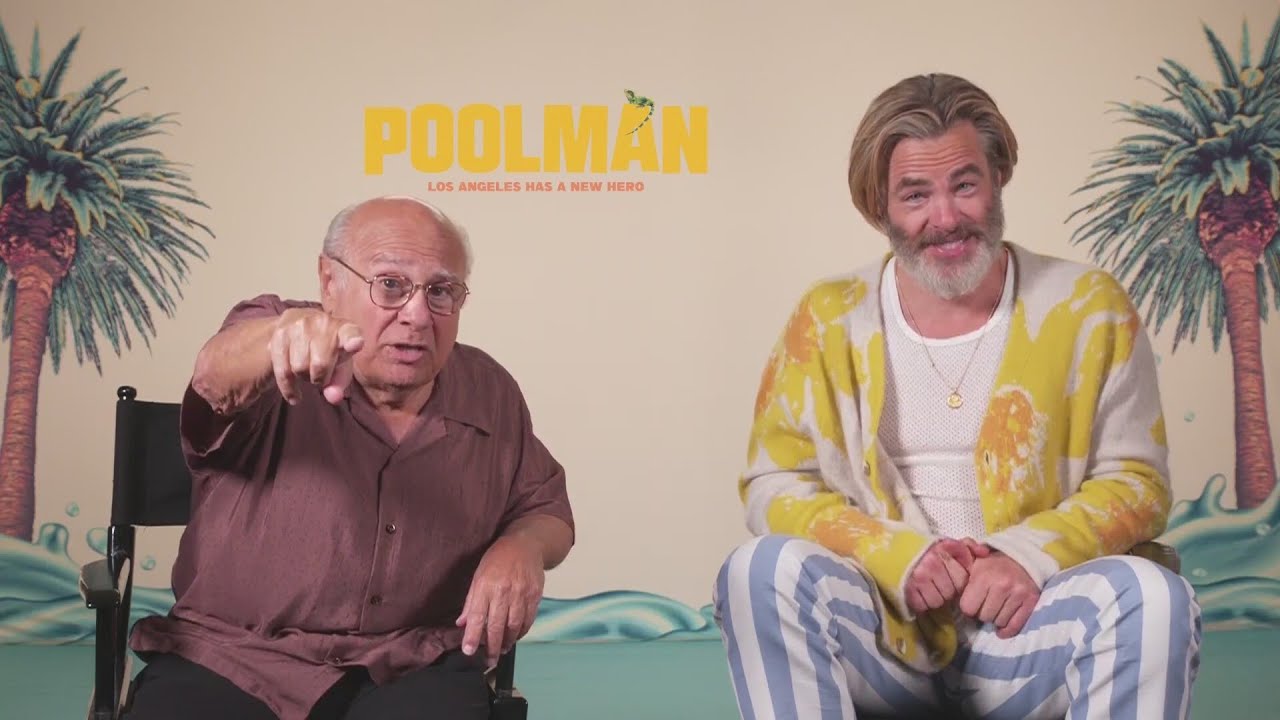 Dean’s A-List Interview: Danny DeVito and Chris Pine on 'Poolman' - YouTube