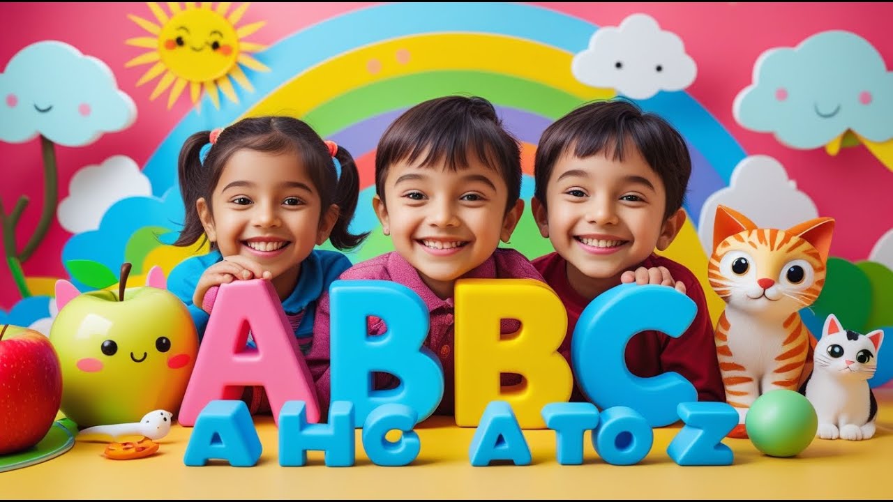 ABC Song for Kids | Learn Alphabets A to Z | ABC Poem Nursery Rhymes ...