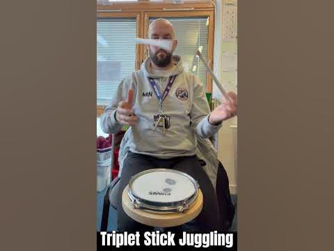 Triplet Stick Juggling - Advanced Snare Drum Exercise - YouTube