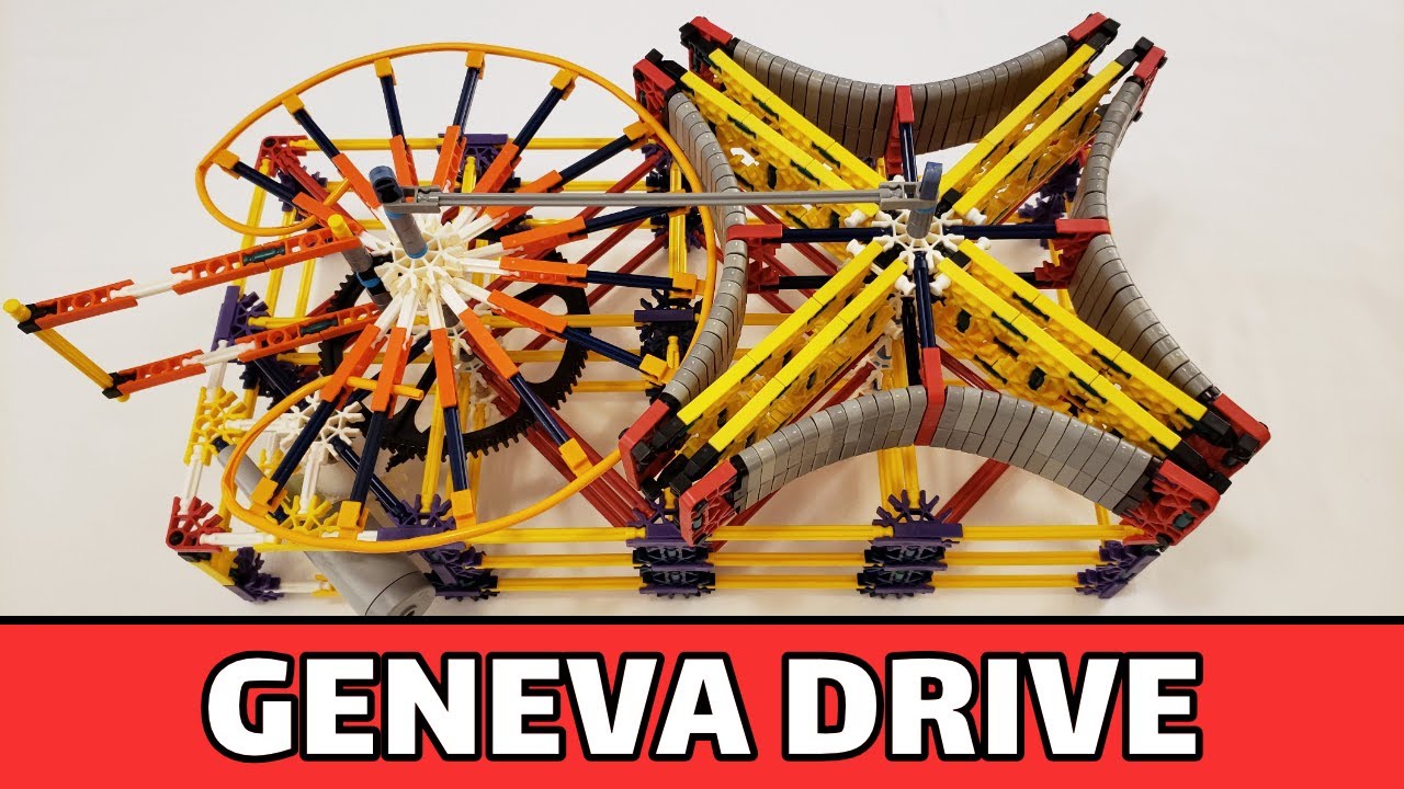 Intermittent Rotation with K'NEX - Geneva Drive - YouTube