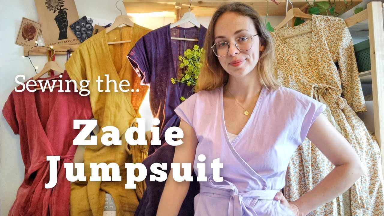Sewing the Zadie Jumpsuit pattern by Paper Theory - plus the mods/hacks ...