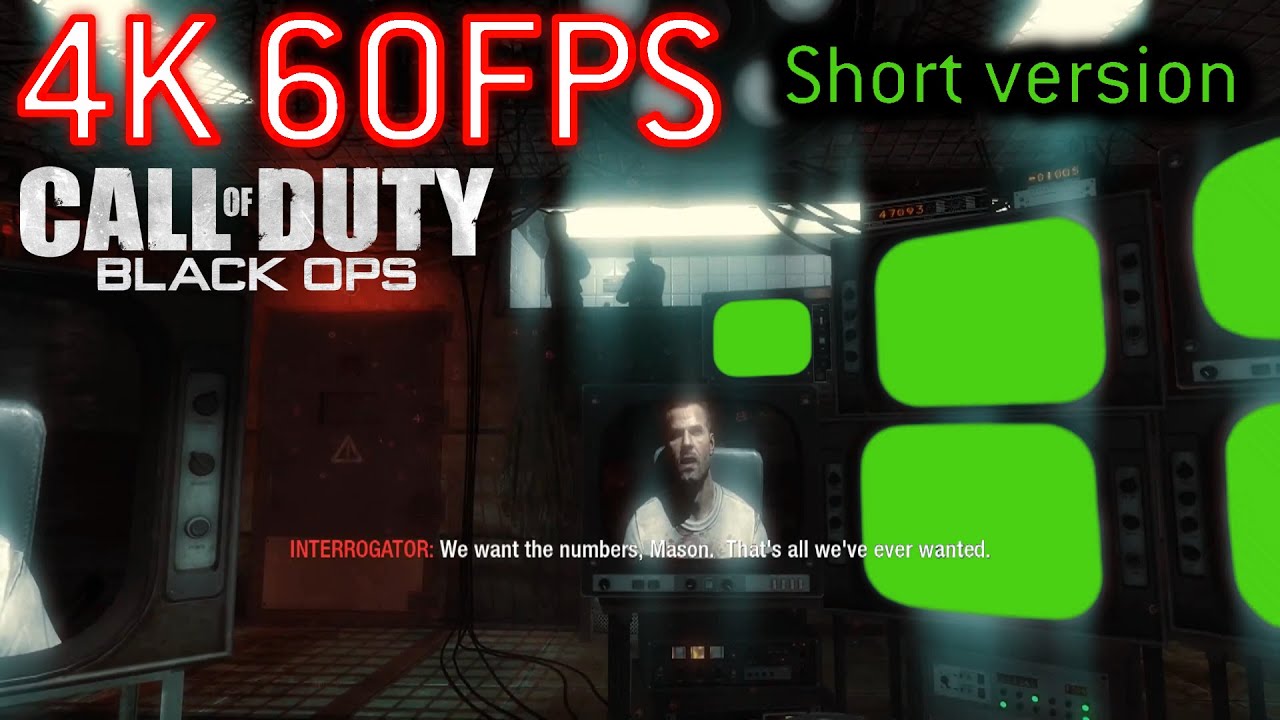 Green Screen 4K 60FPS - "We want the numbers, Mason." Call of Duty ...