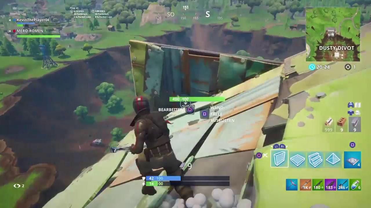 1 vs 1 fortnite - YouTube