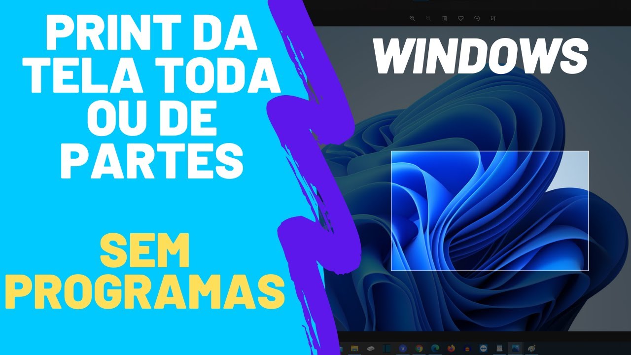 COMO TIRAR PRINT DA TELA DO PC OU NOTEBOOK: SEM PROGRAMAS E DE FORMAS ...
