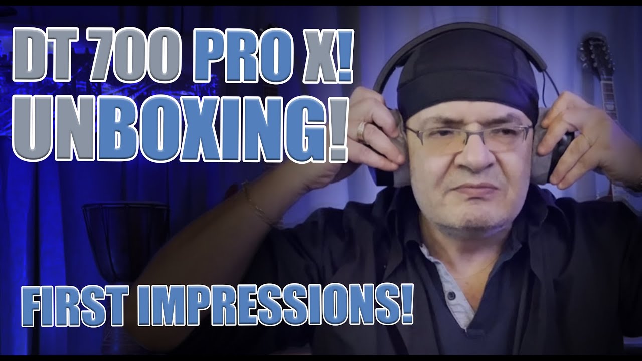 Bayerdynamics DT700 Pro X Unboxing and first Impression! - YouTube