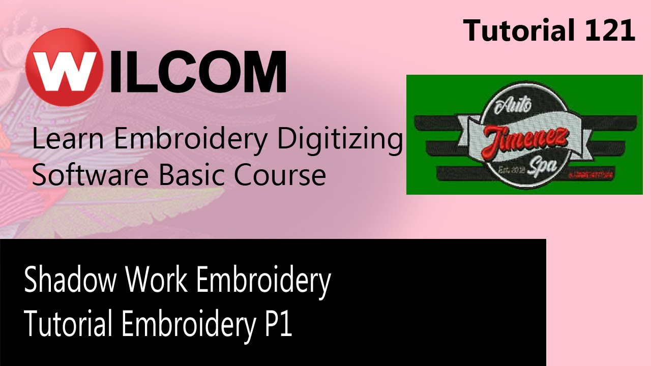 Shadow Work Embroidery Tutorial Embroidery P1 - YouTube