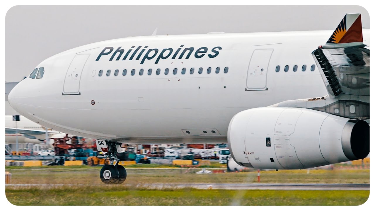 Philippines Airlines Airbus A330 Takeoff | Melbourne Airport to Manila ...