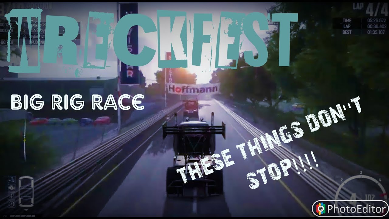 Wreckfest Big Rig Race!!! THESE THINGS DONT STOPPP!!!! - YouTube
