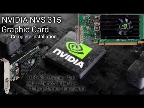 I buy NVIDIA NVS 315 Graphic Card complete installation | How to ...