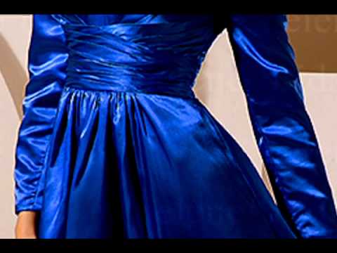 Sexy Satin Blue Dress Trance