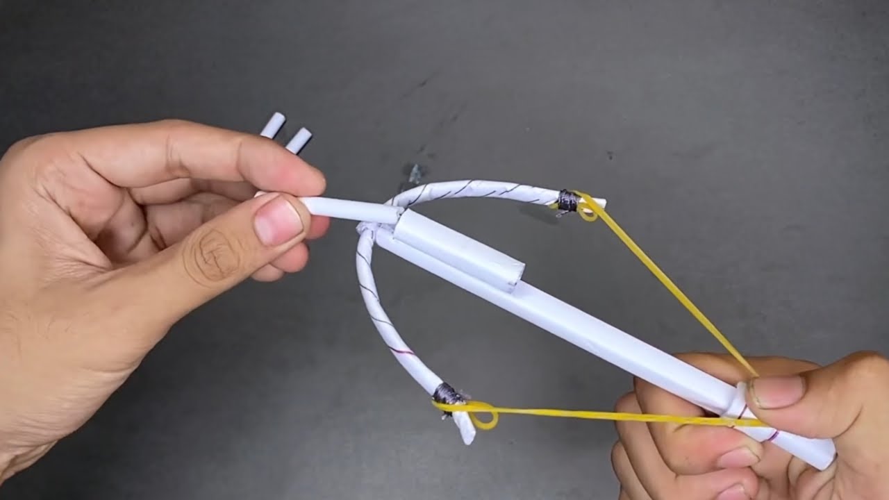 How to Make a Simple Paper Crossbow in 5 Minutes | DIY Handmade Toys ...