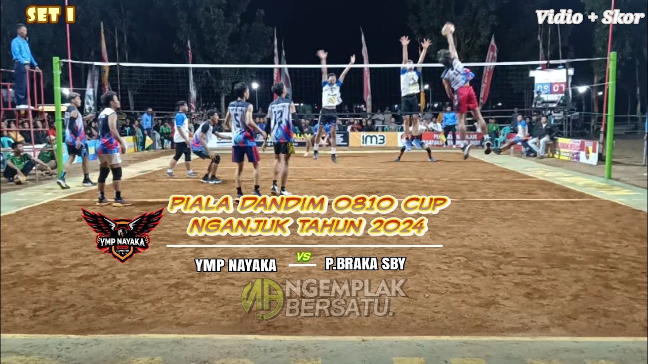 SET 1 _YMP NAYAKA vs P.BRATA Sby | Dandim 0810 Cup Nganjuk'24 Duet IPIN ...