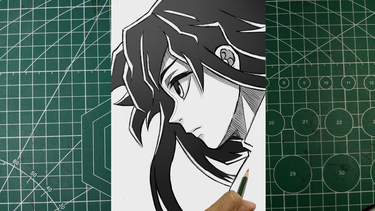 How to draw Muichiro Tokito Demon Slayer Season 3 | How to draw anime ...