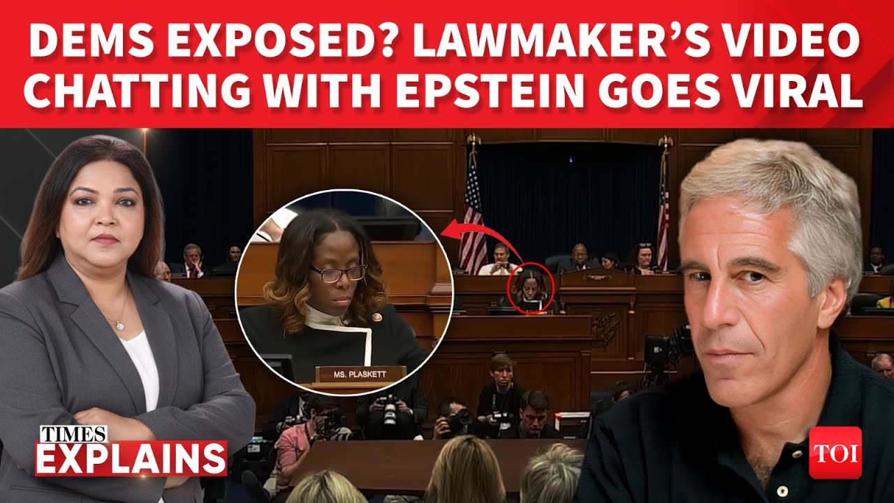 On Cam: Dem Plaskett 'Caught' Texting Epstein During Congress Hearing ...