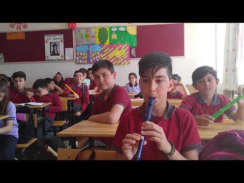 GÜN DOĞDU MARŞI BLOK FLÜT TEOMAN ÇAĞDAN TAÇYILDIZ ELMADAĞ ATATÜRK ORTAOKULU