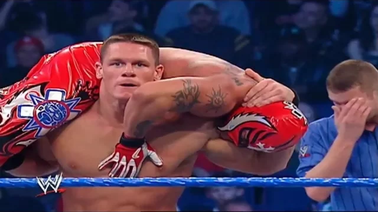 WWE Smackdown 2003 John Cena vs Rey Mysterio Full Match HD - YouTube