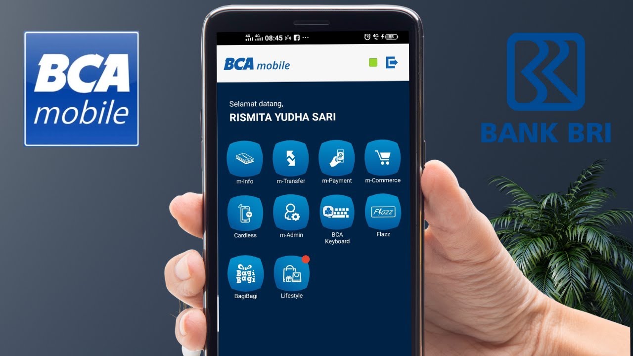 Cara Transfer BCA Ke BRI Lewat M Banking - YouTube