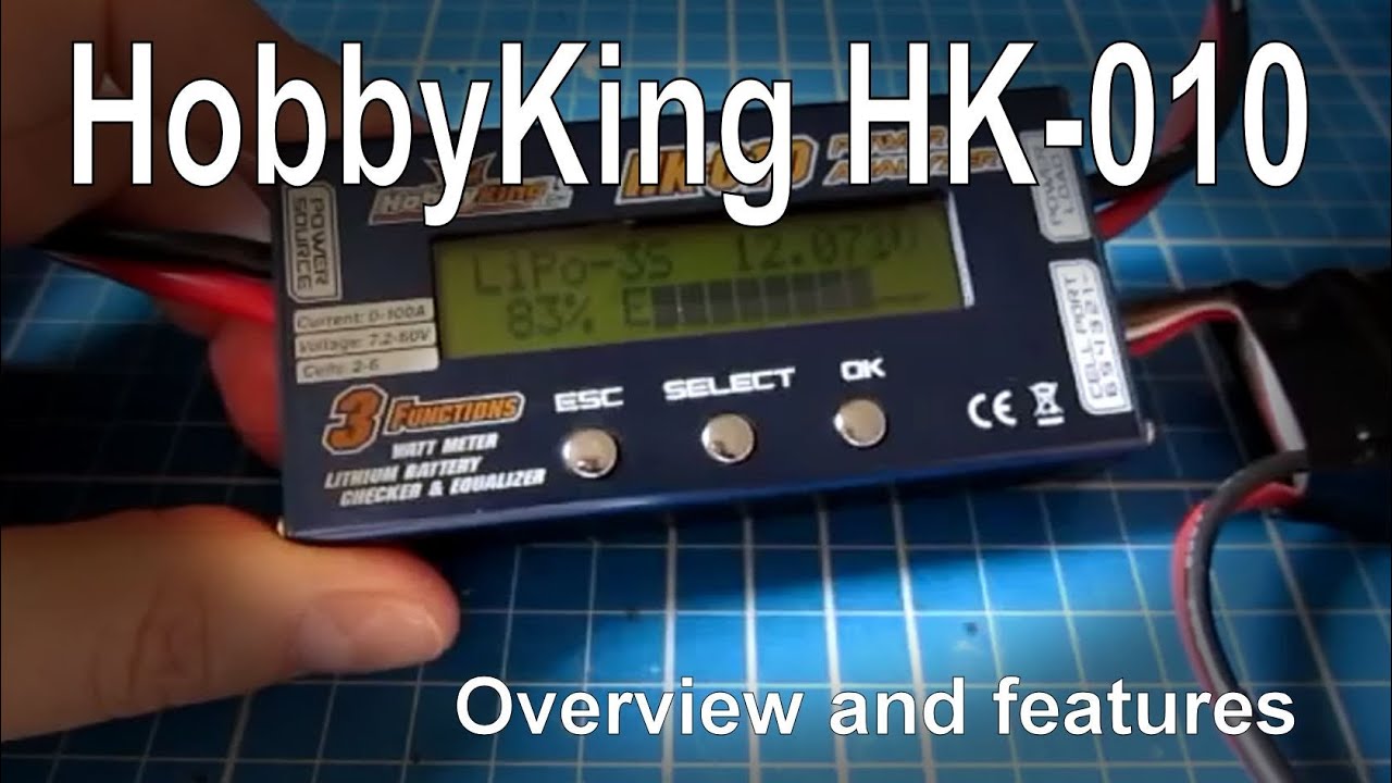 HobbyKing HK-010 power meter overview - YouTube