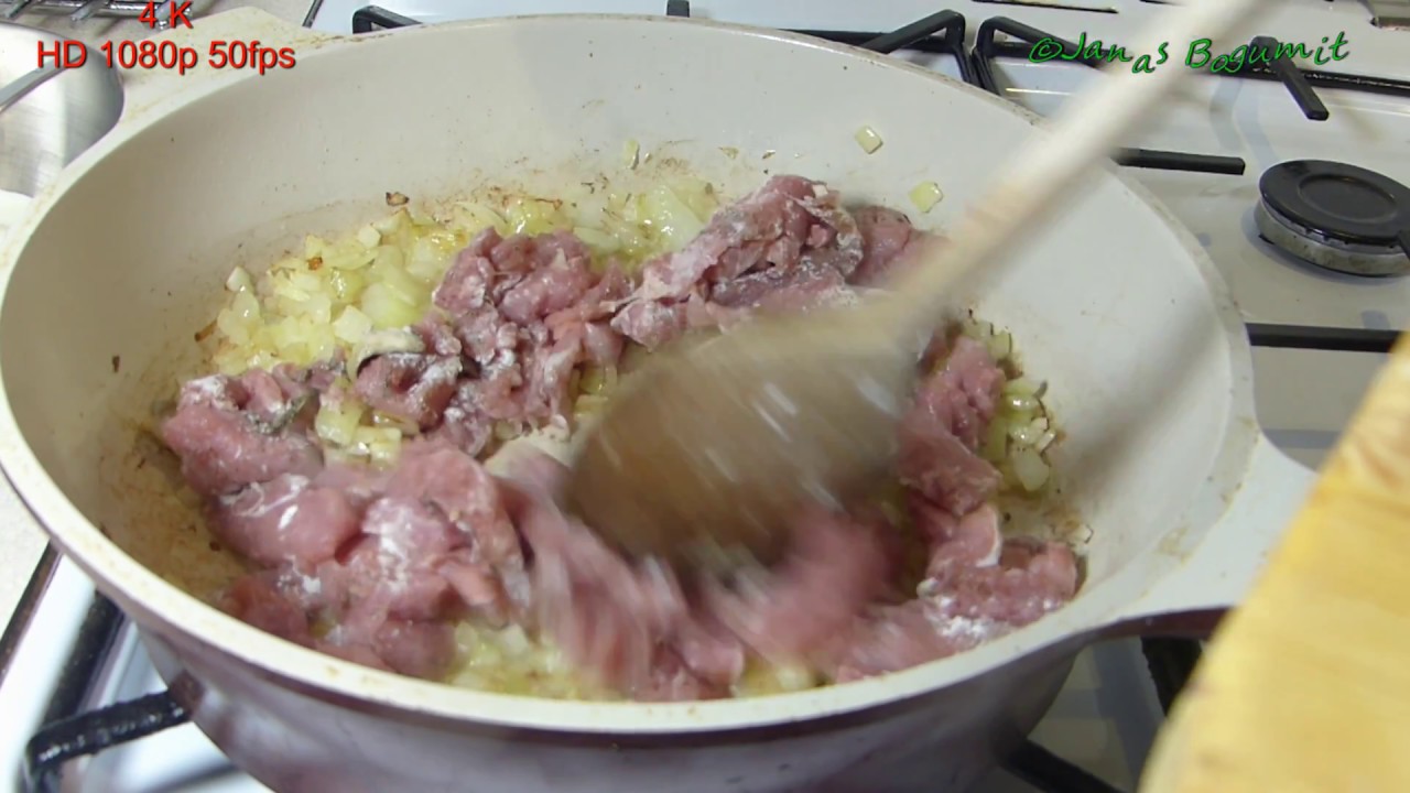 Jak zrobić Boeuf stroganow beef stragonow strogonow przepis na obiad ...