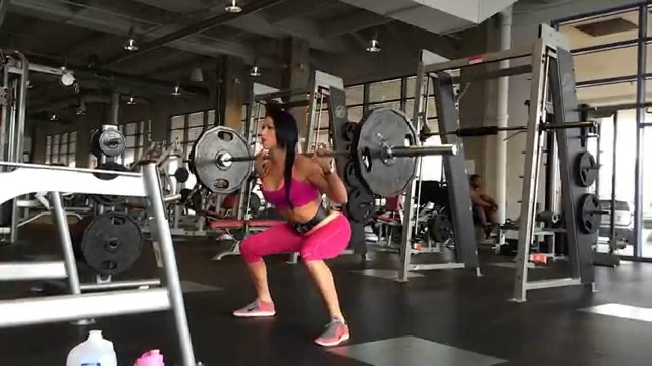 Glute, Hamstring & Quad training with IFBB Pro Sarah LeBlanc! #ASF2015 ...