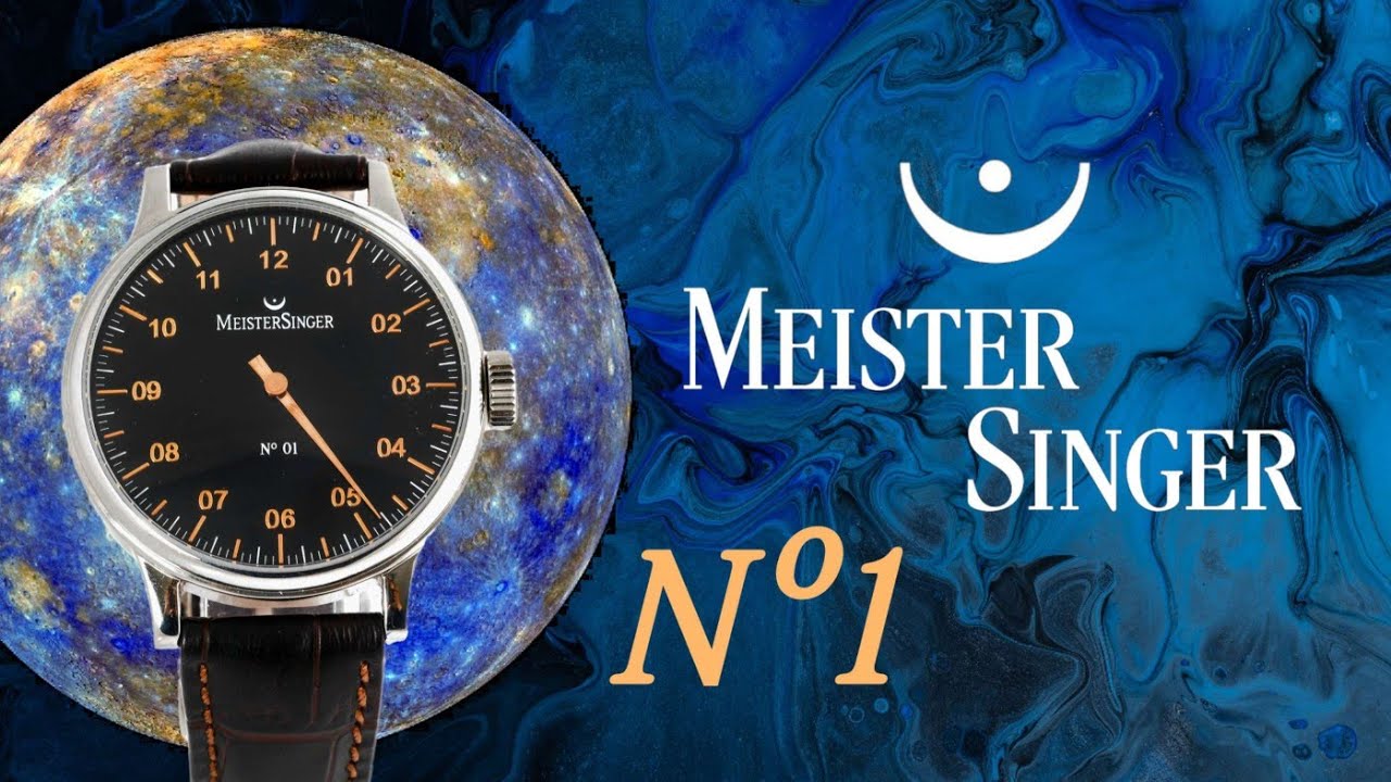 MeisterSinger No.1 AM304, beautiful single hand watch. - YouTube