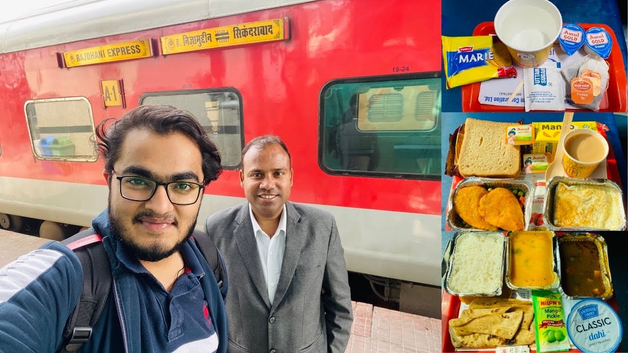 Secunderabad Rajdhani Express Journey | IRCTC Food Review | Indian ...