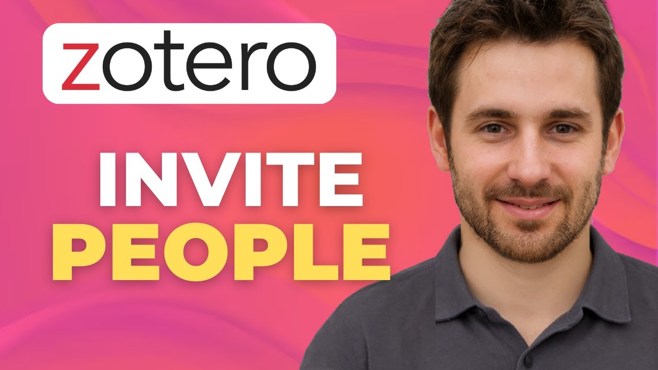 How To Invite People To Zotero Groups - YouTube