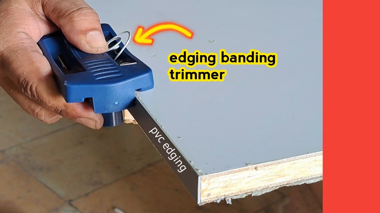 manual edge trimmer | edging pvc | edging banding - YouTube