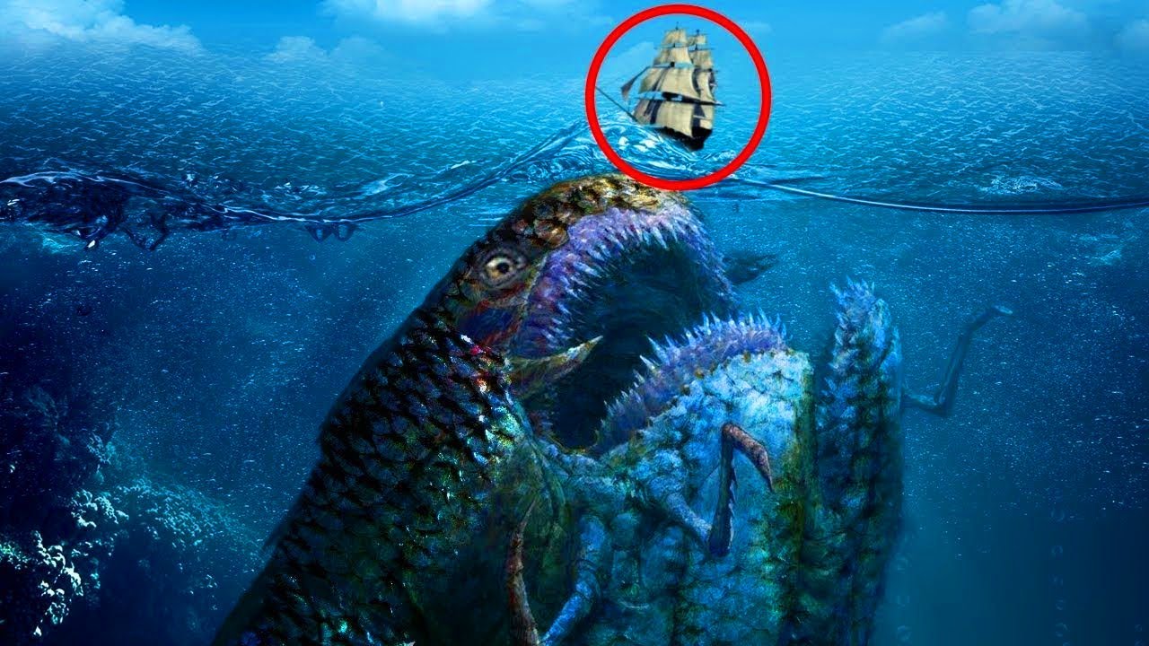Top 10 Biggest Sea Monsters Ever - YouTube