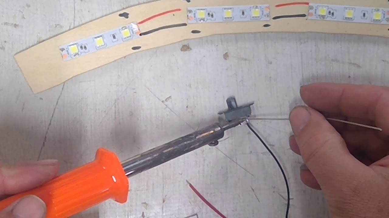 Building the lightbox LED circuit - YouTube