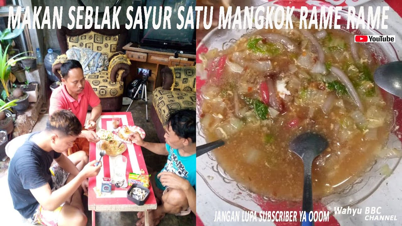MAKAN SEBLAK SAYUR SATU MANGKOK RAME RAME - YouTube