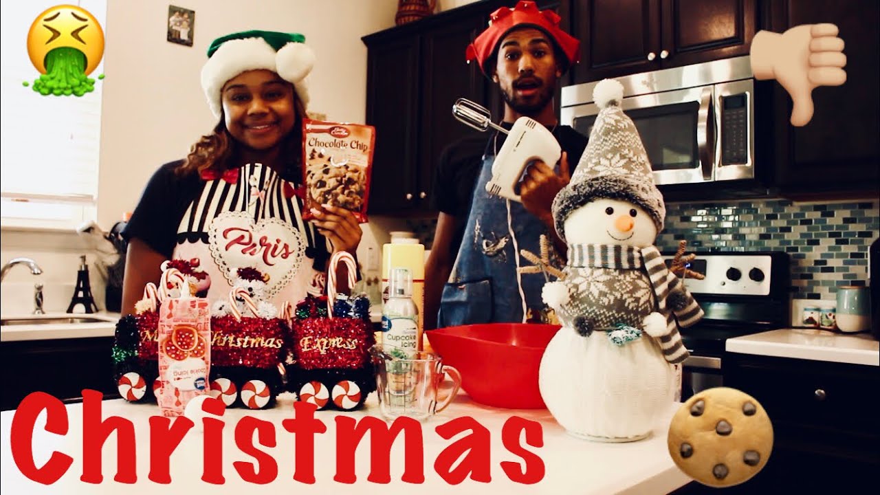 CHRISTMAS BAKING COOKIES GONE WRONG (NOT CLICK BATE) !! - YouTube