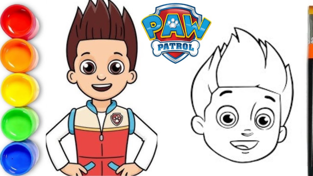 How to draw Ryder - Paw Patrol - Ryder - YouTube