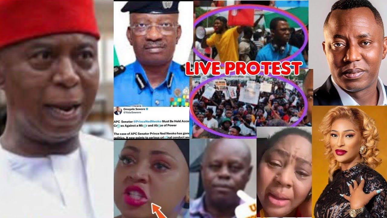 BREAKING🛑NED NWOKO in shock👉END NED LIVE PROTEST HAPPENING Abuja ANGRY ...