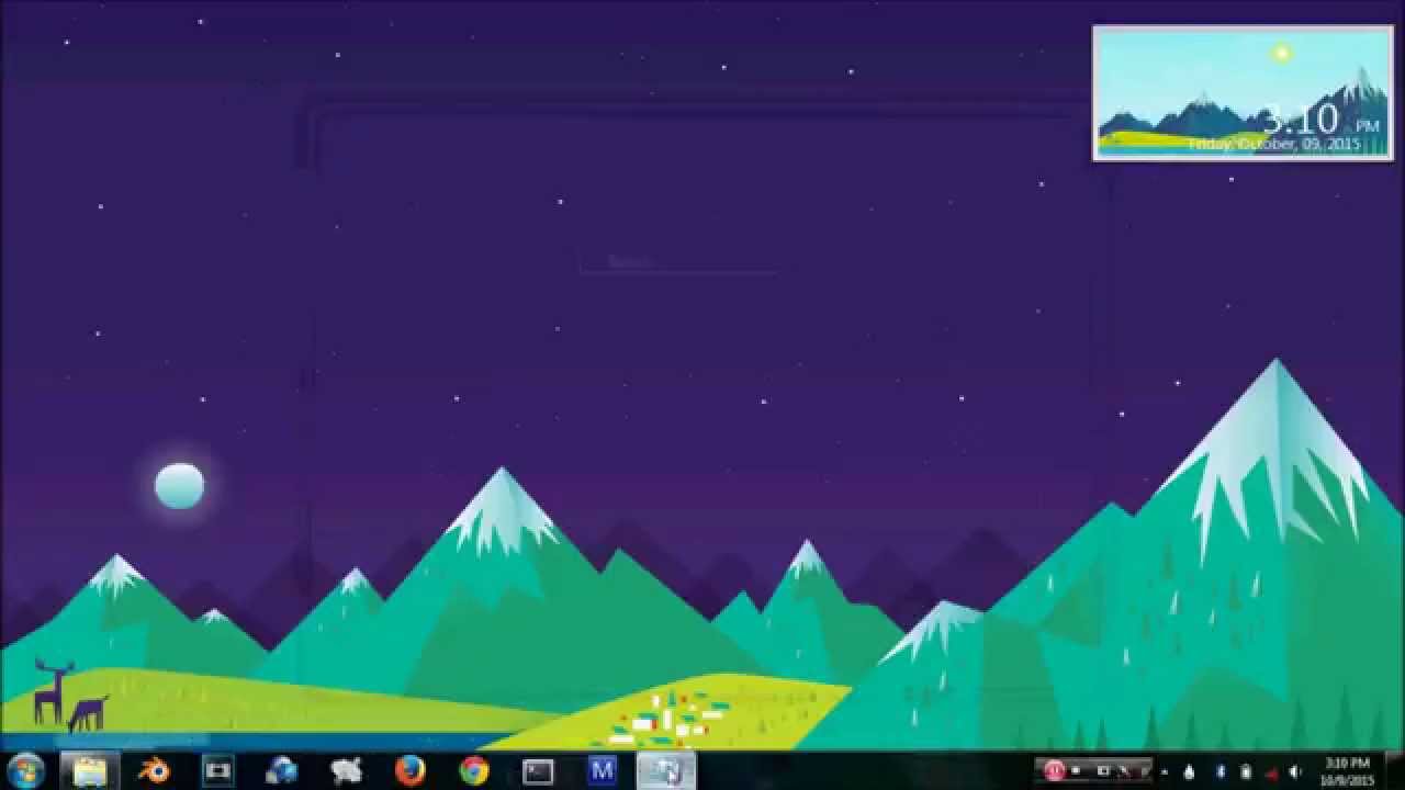 Google Now Weather Rainmeter Skin - YouTube