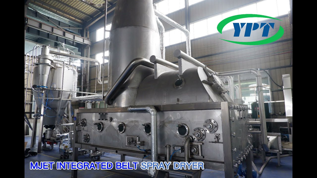 Filtermat Spray Dryer - Integrated mesh belt spray dryer - YouTube