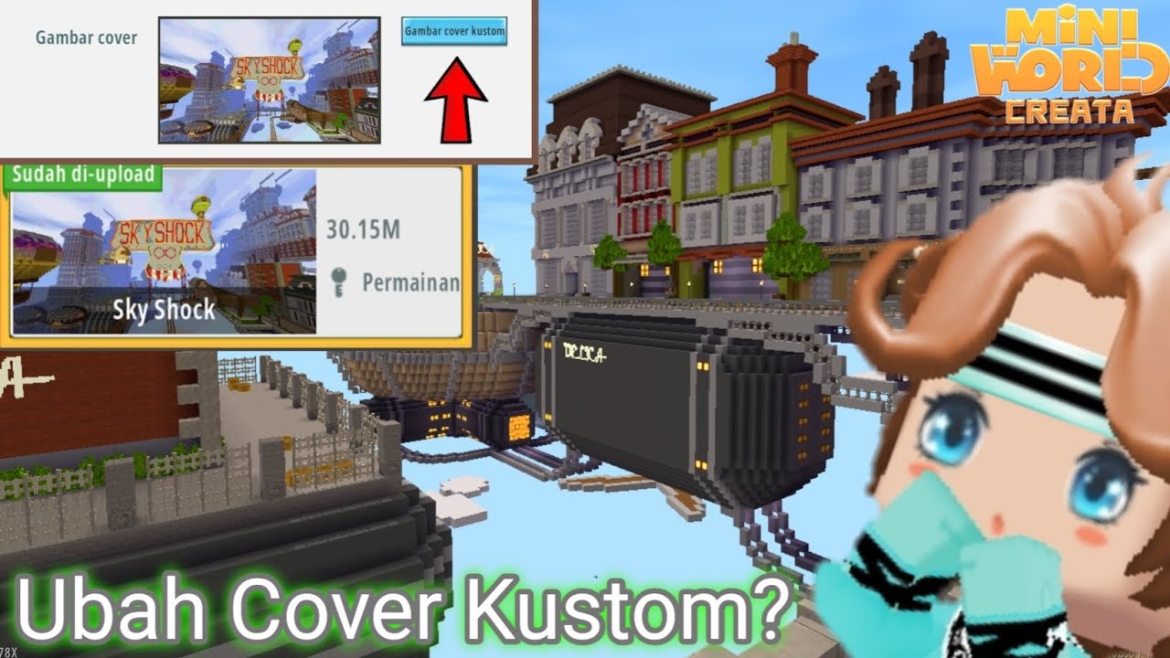 Cara Sederhana Ubah Cover Kustom - Mini World Creata | Mr Mini - YouTube