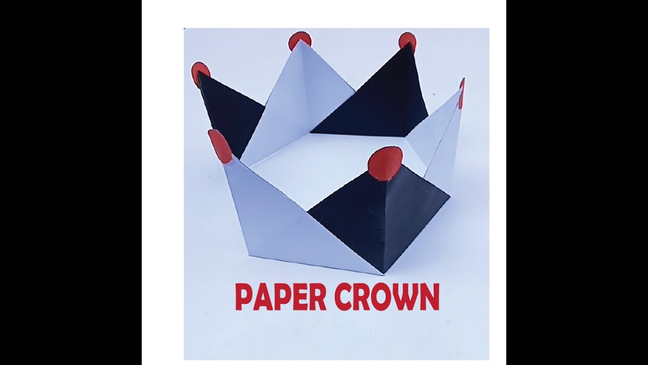 PAPER CROWN 👑| How To Make a Paper Crown | Easy and Simple Craft Idea ...