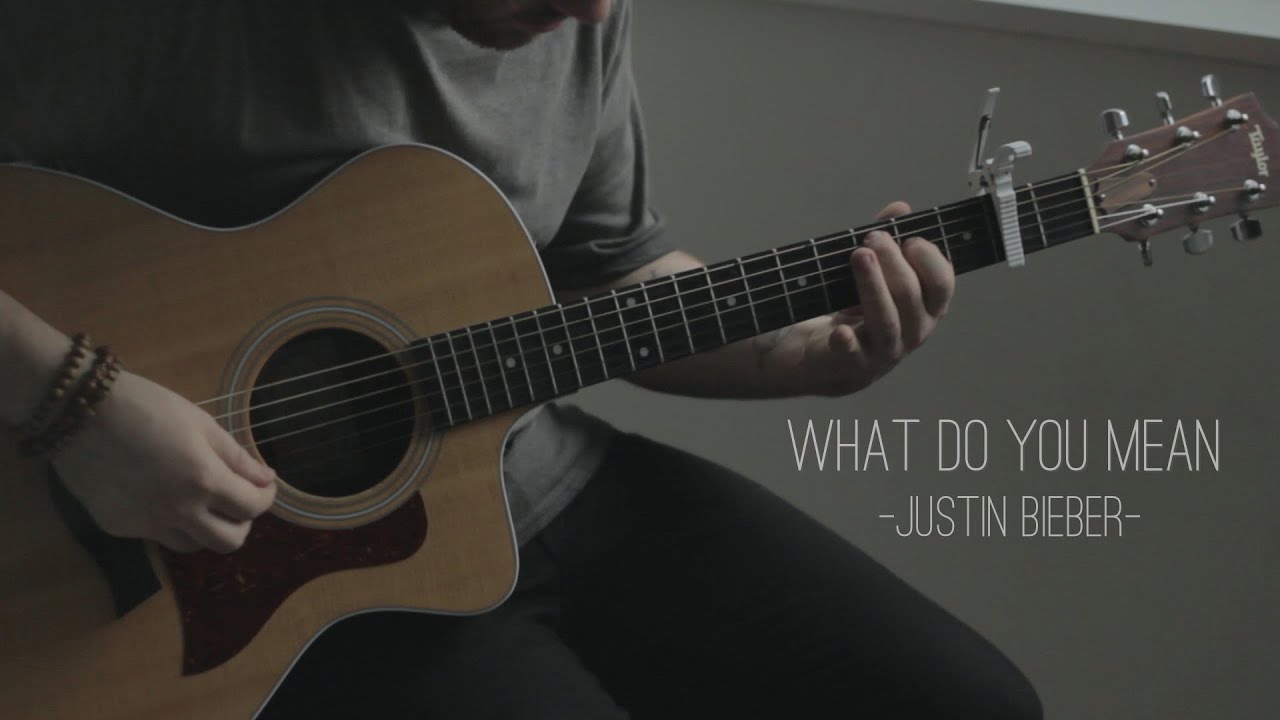 Justin Bieber - What Do You Mean (Chad Goodson Cover) || Live - YouTube