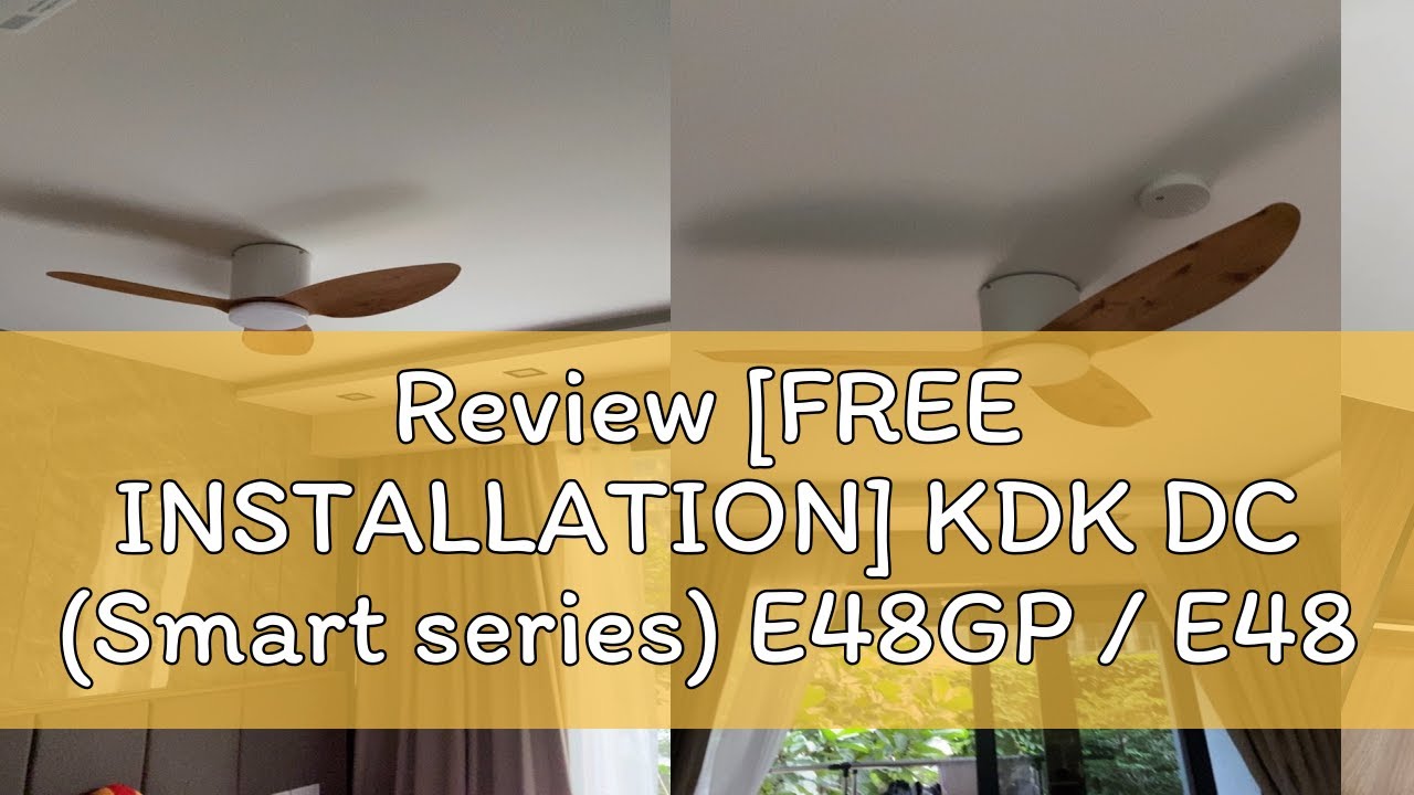 Review [FREE INSTALLATION] KDK DC (Smart series) E48GP / E48HP (120cm ...