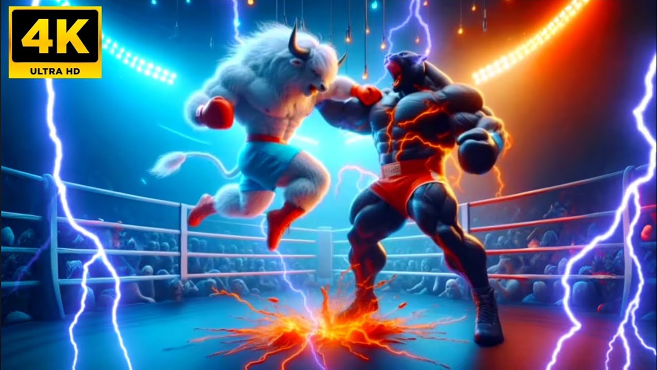 The warrior goat defeated the black panther to avenge his father - YouTube
