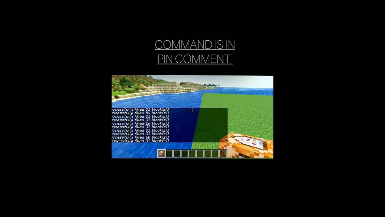 Minecraft command block hack🔥 #shorts #minecraft - YouTube