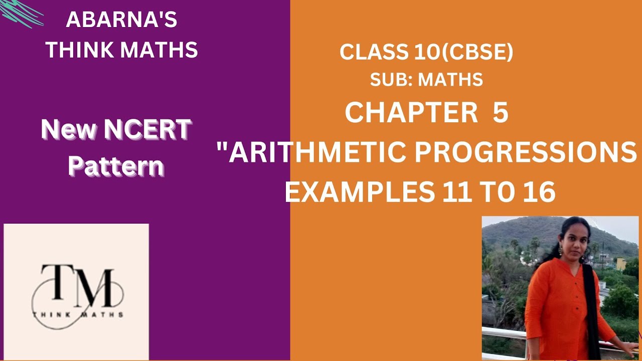 Class 10 Cbse Mathsch 5arithmetic Progressions Examples 11 To 16new 1983
