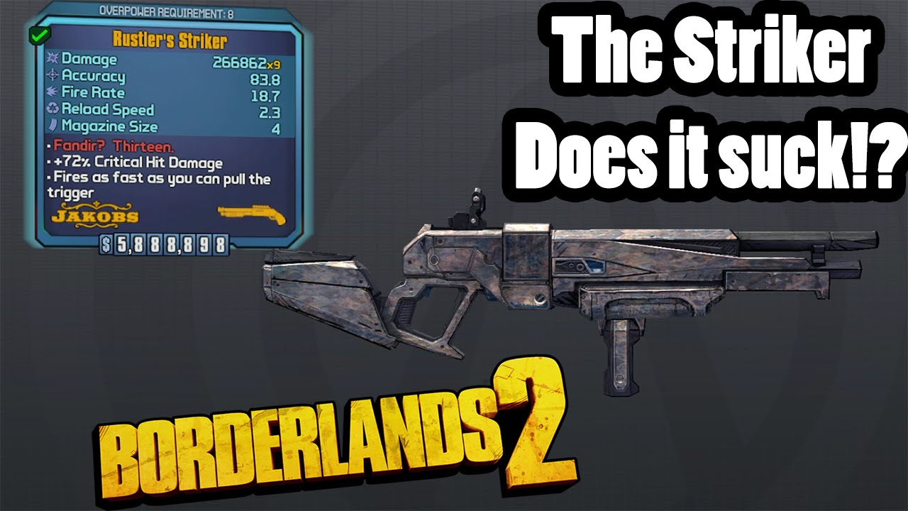 Borderlands 2: Legendary Jakobs Striker- Does it Suck? - YouTube