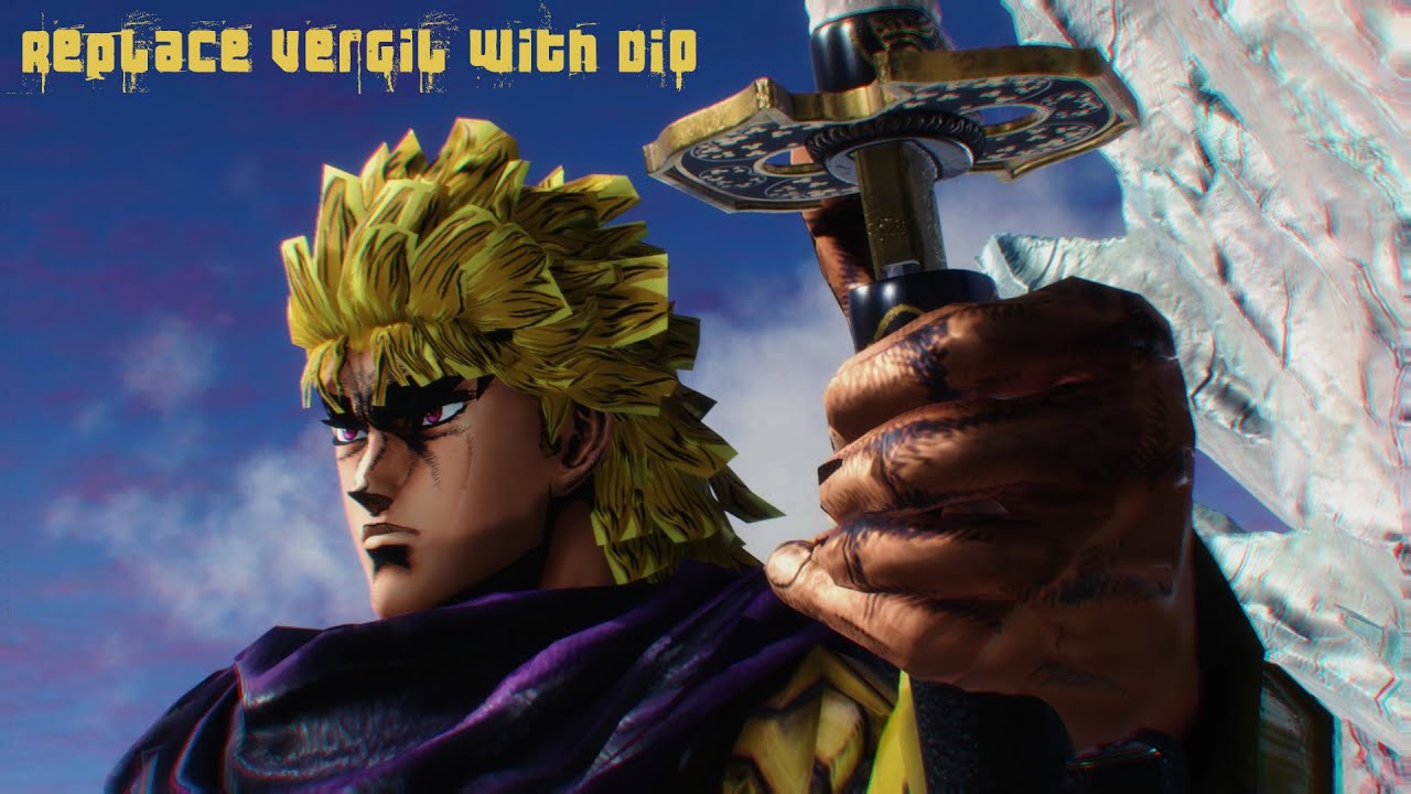 Replace Vergil with DIO from JOJO - Devil May Cry 5 [MOD][1080P][60FPS ...